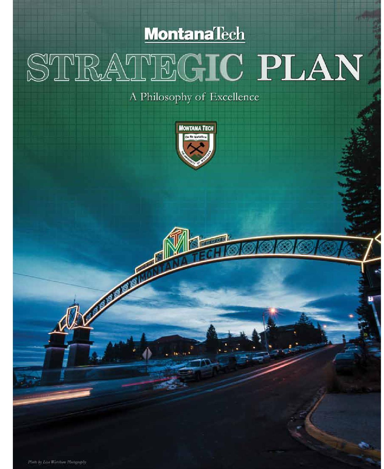 Montana Tech Strategic Plan by Montana Tech - Issuu
