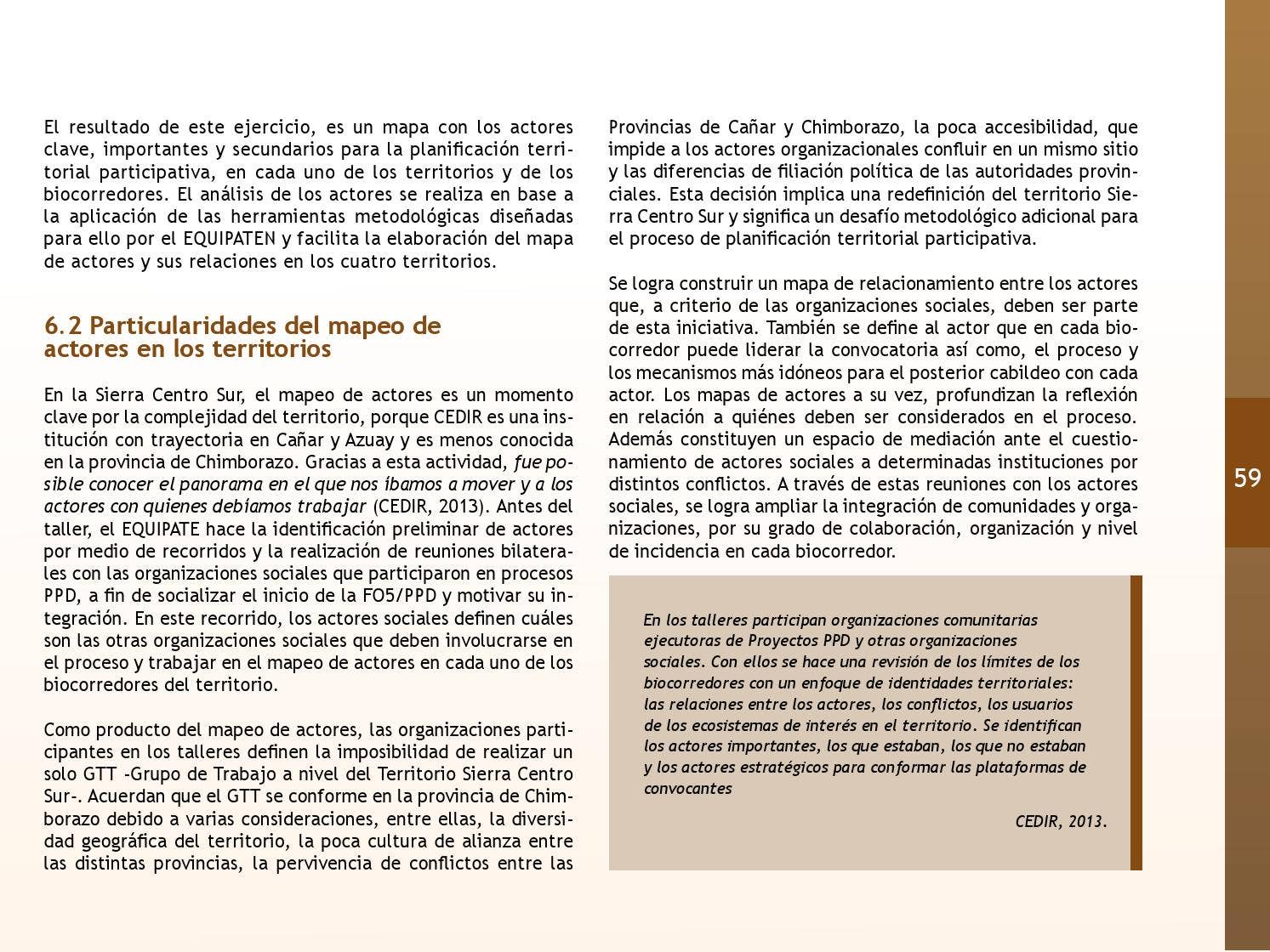 Sistematizacion de la fase de planificacion de la FO5 by UNDP ART ...