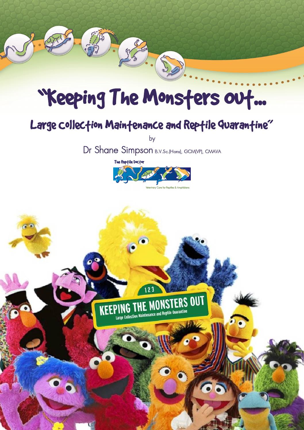Keeping The Monsters Out E-Book Preview by The Reptile Doctor - Issuu