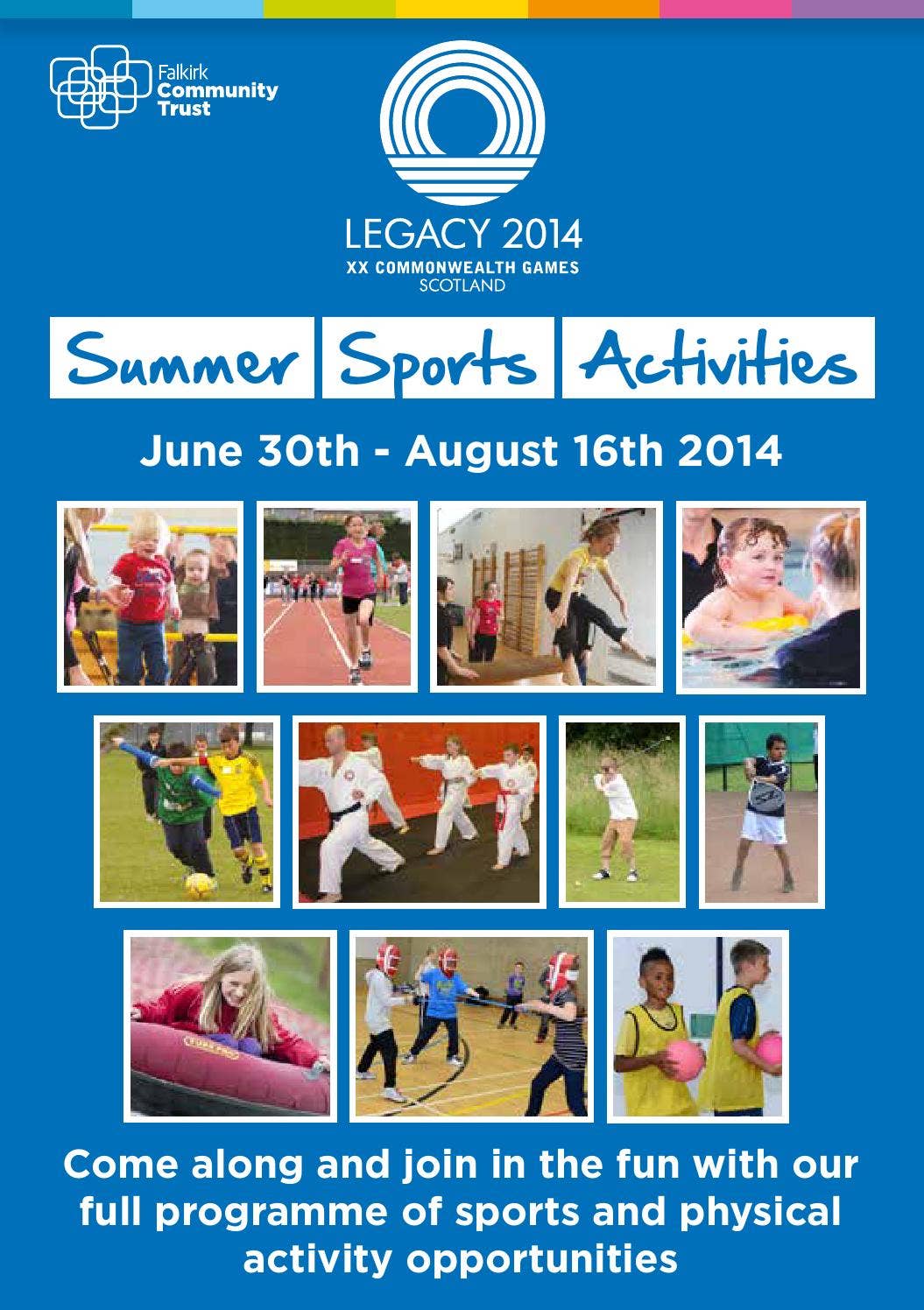 Falkirk Community Trust: Summer Sports Activities 2014 by Falkirk ...