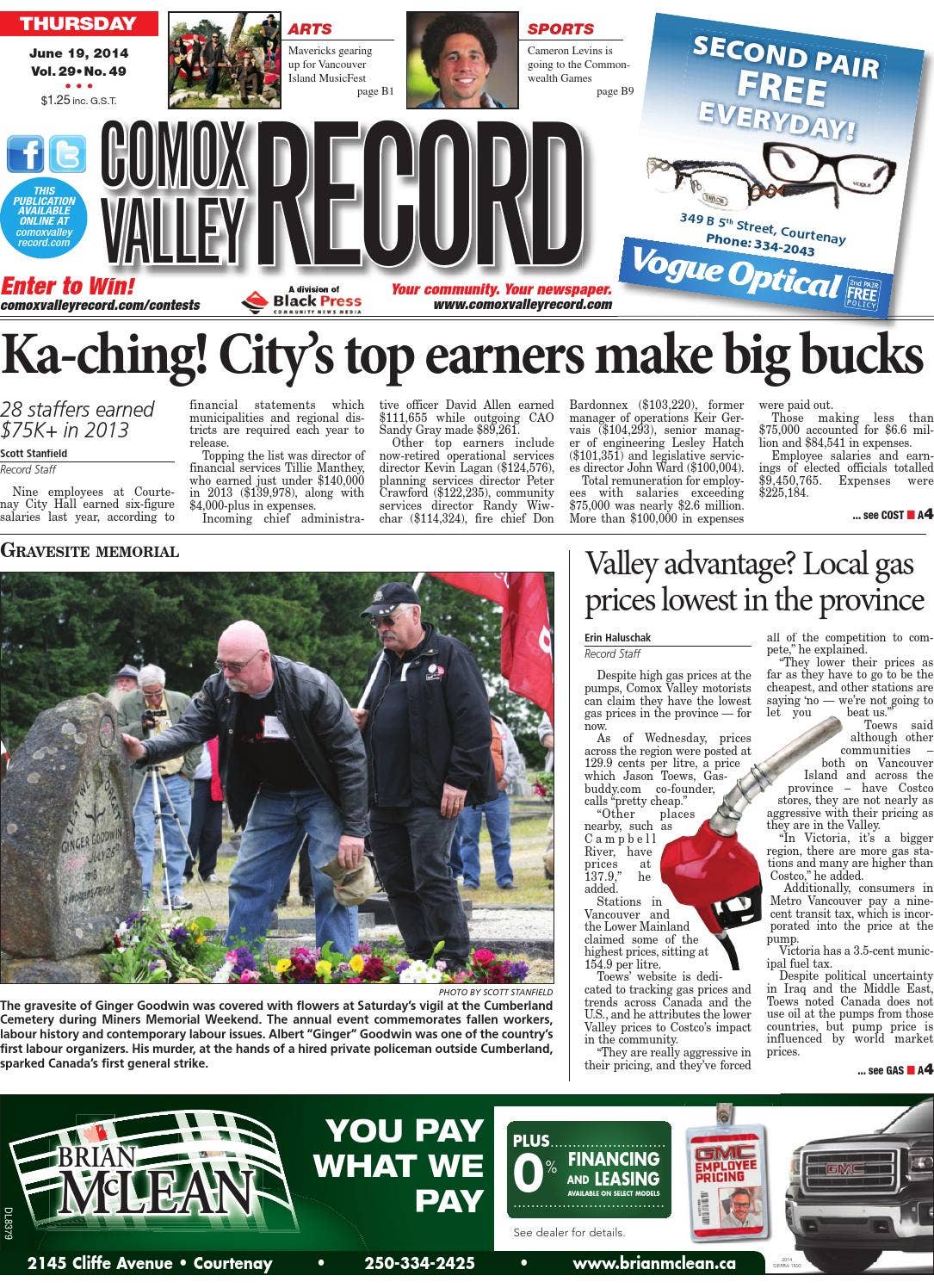 Comox Valley Record, June 19, 2014 by Black Press Media Group - Issuu