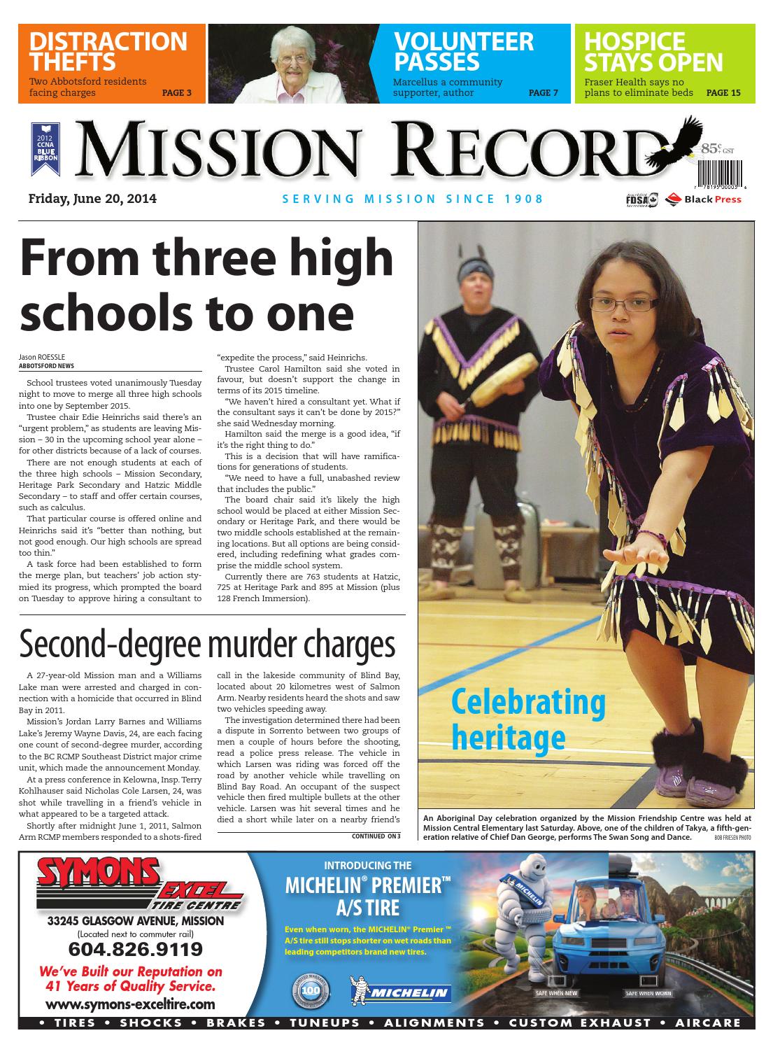 Mission City Record, June 20, 2014 by Black Press Media Group - Issuu