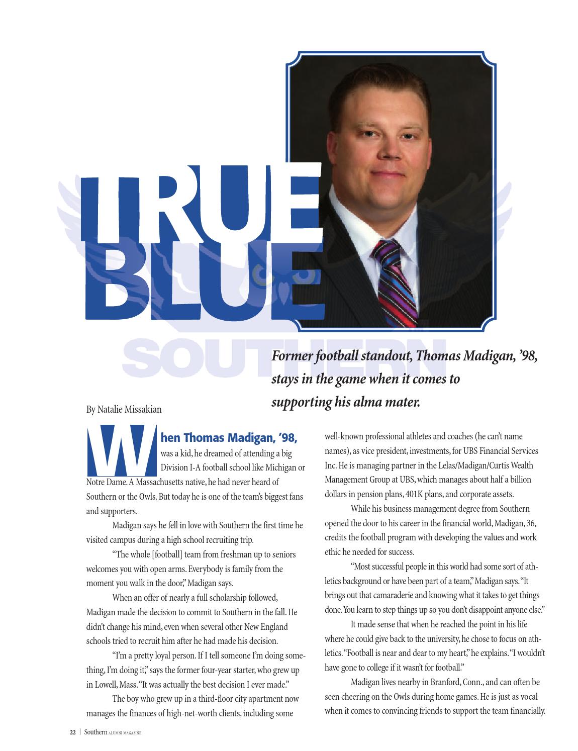 2011 Tom Madigan by Southern Connecticut State University - Issuu