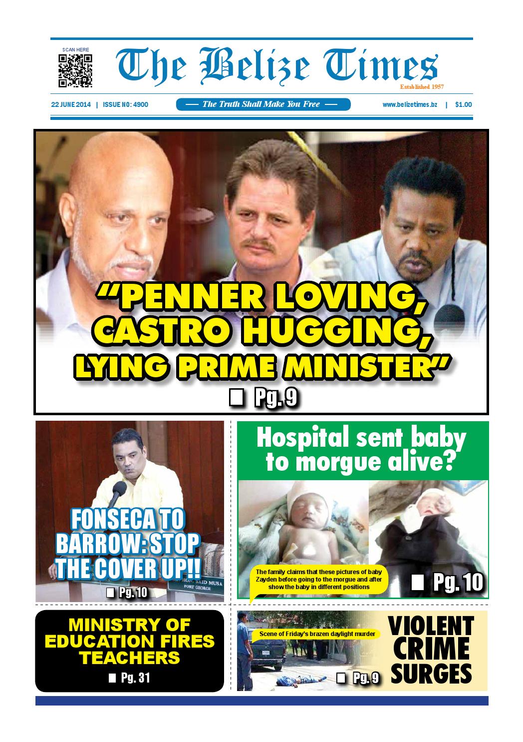 Belize Times June 22, 2014 by Belize Times Press - Issuu