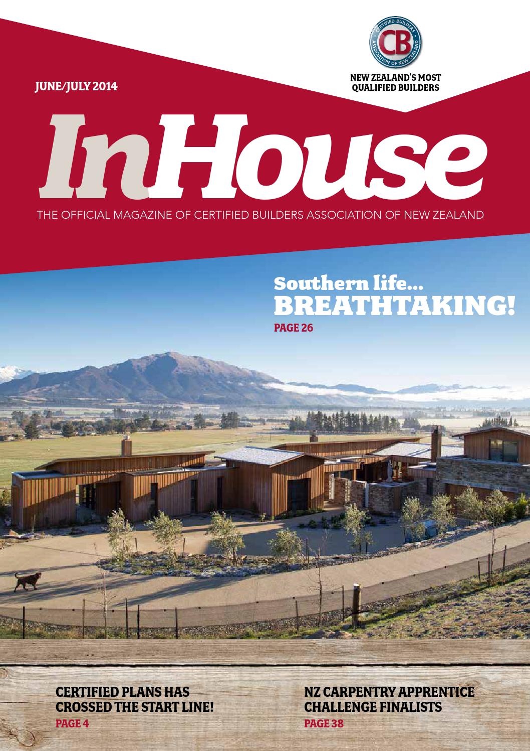 June/July 2014 InHouse bimonthly magazine by NZCB - New Zealand ...