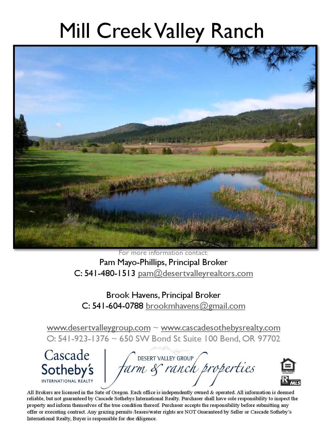 Mill creek valley ranch ebook by Desert Valley Group Cascade Hasson ...