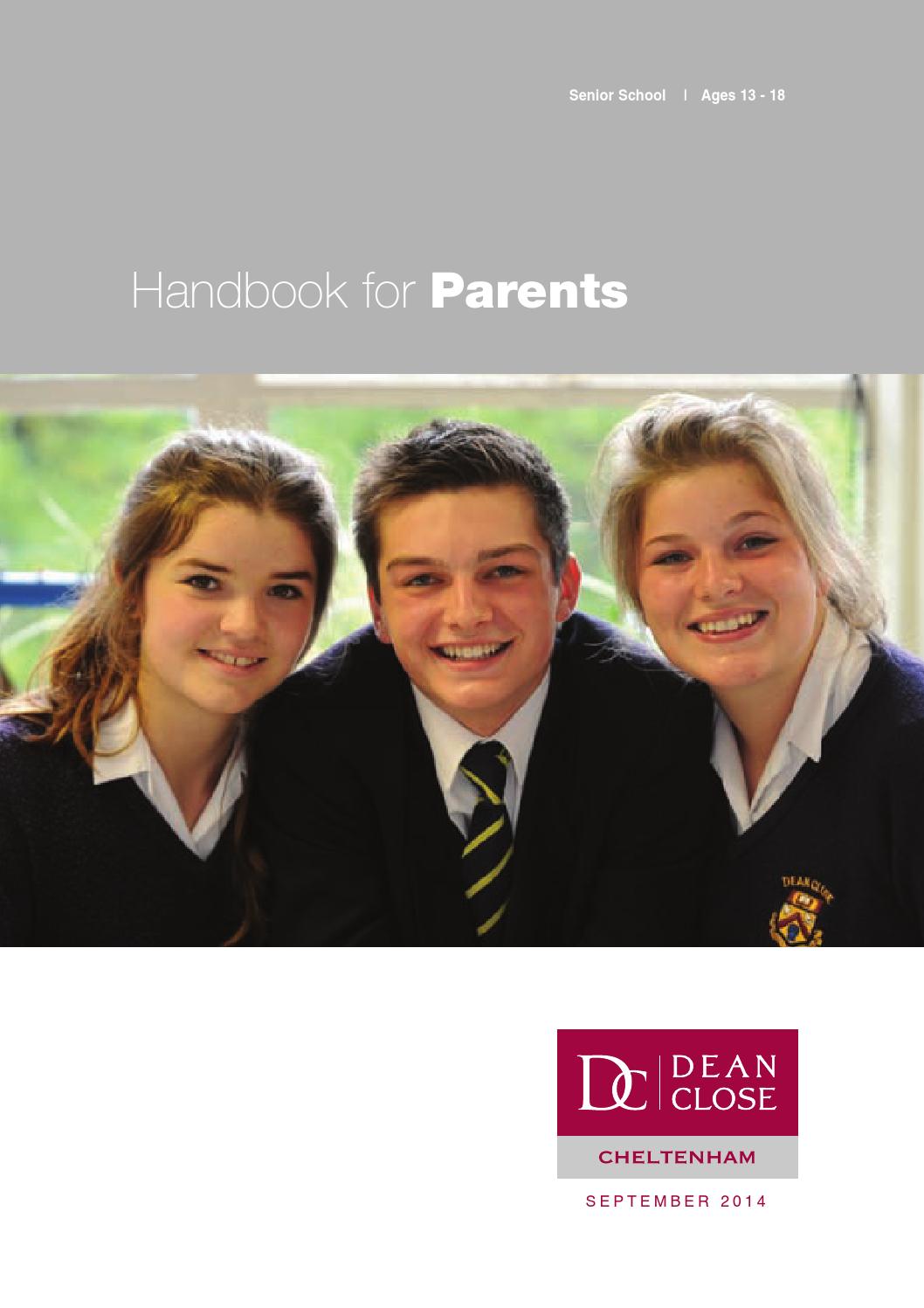 Dean Close School Parent Handbook 2014/15 by Dean Close School - Issuu