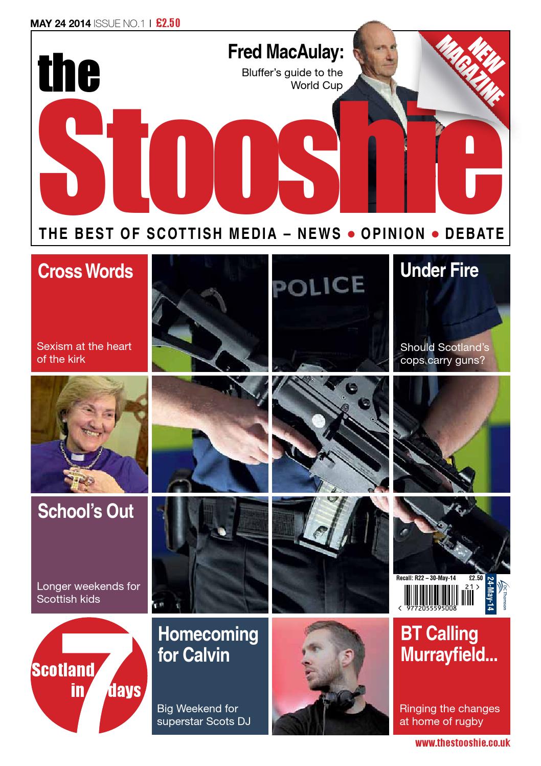 The Stooshie Issue 1 Published May 24 2014 by D C Thomson & Co Ltd - Issuu