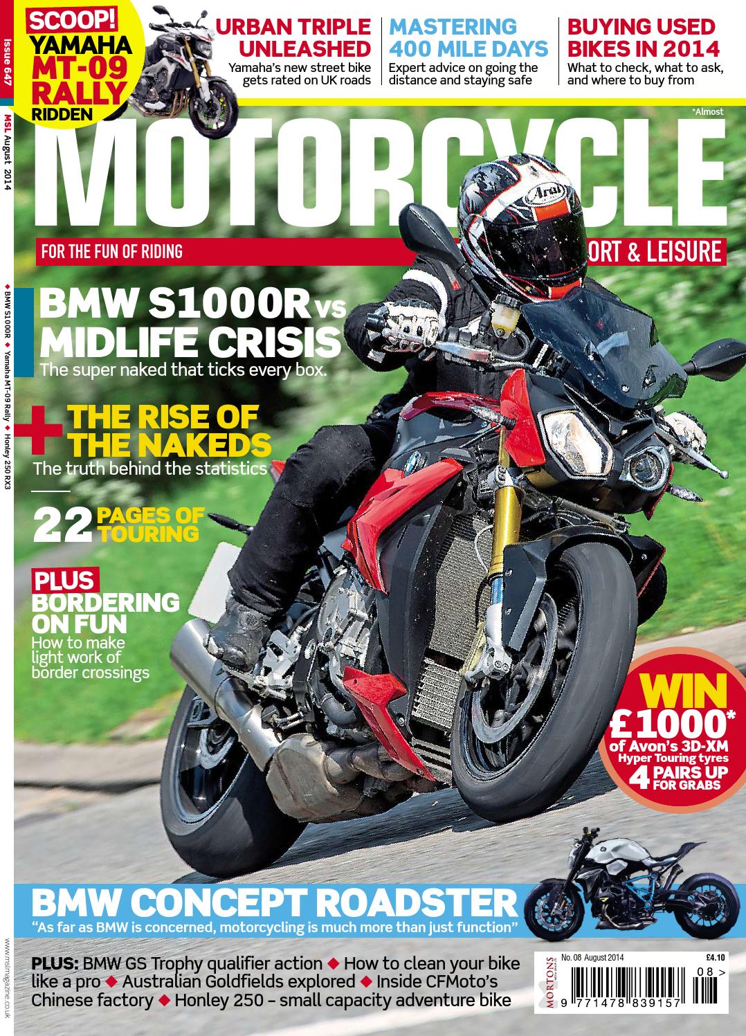 Motorcycle Sport & Leisure August 2014 by Mortons Media Group Ltd - Issuu