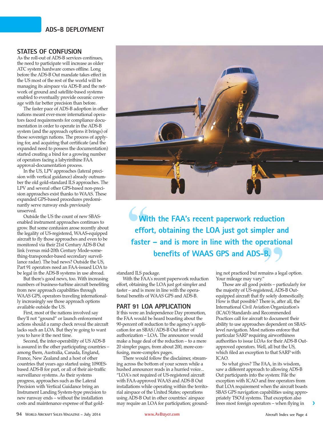World Aircraft Sales Magazine July 2014 by AvBuyer Ltd. - Issuu