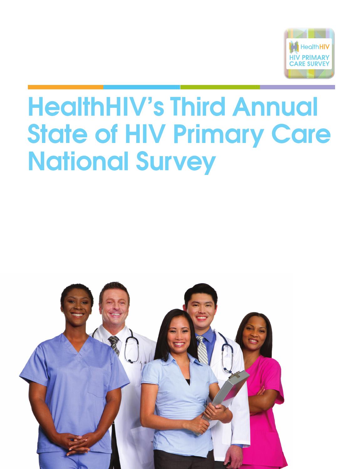 HealthHIV's Third Annual State of HIV Primary Care National Survey by ...