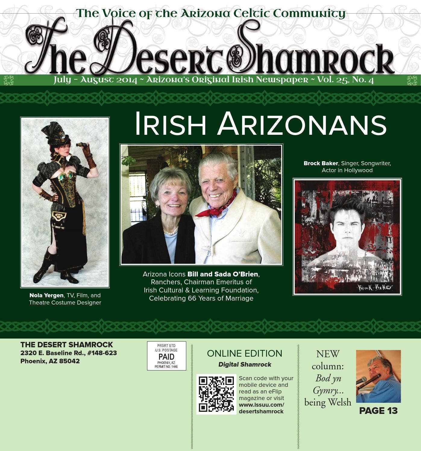 Desert shamrock july aug 2014 online by The Desert Shamrock - Issuu