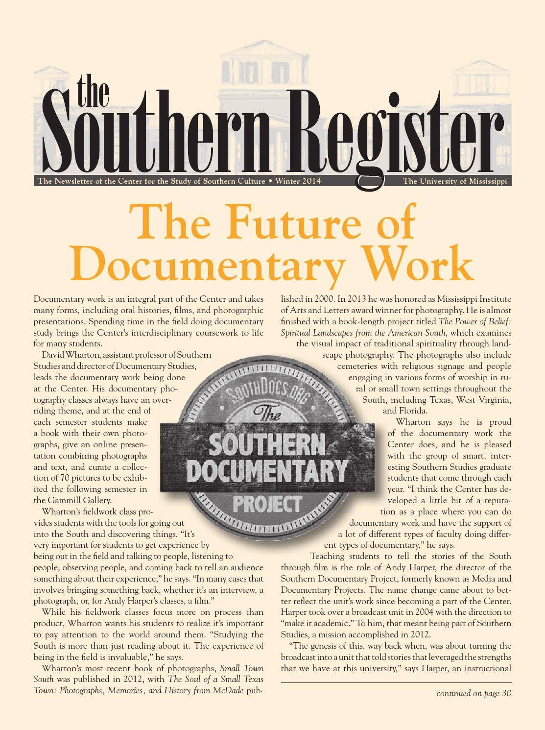 Southern Register Winter 2014 by Southern Studies - Issuu