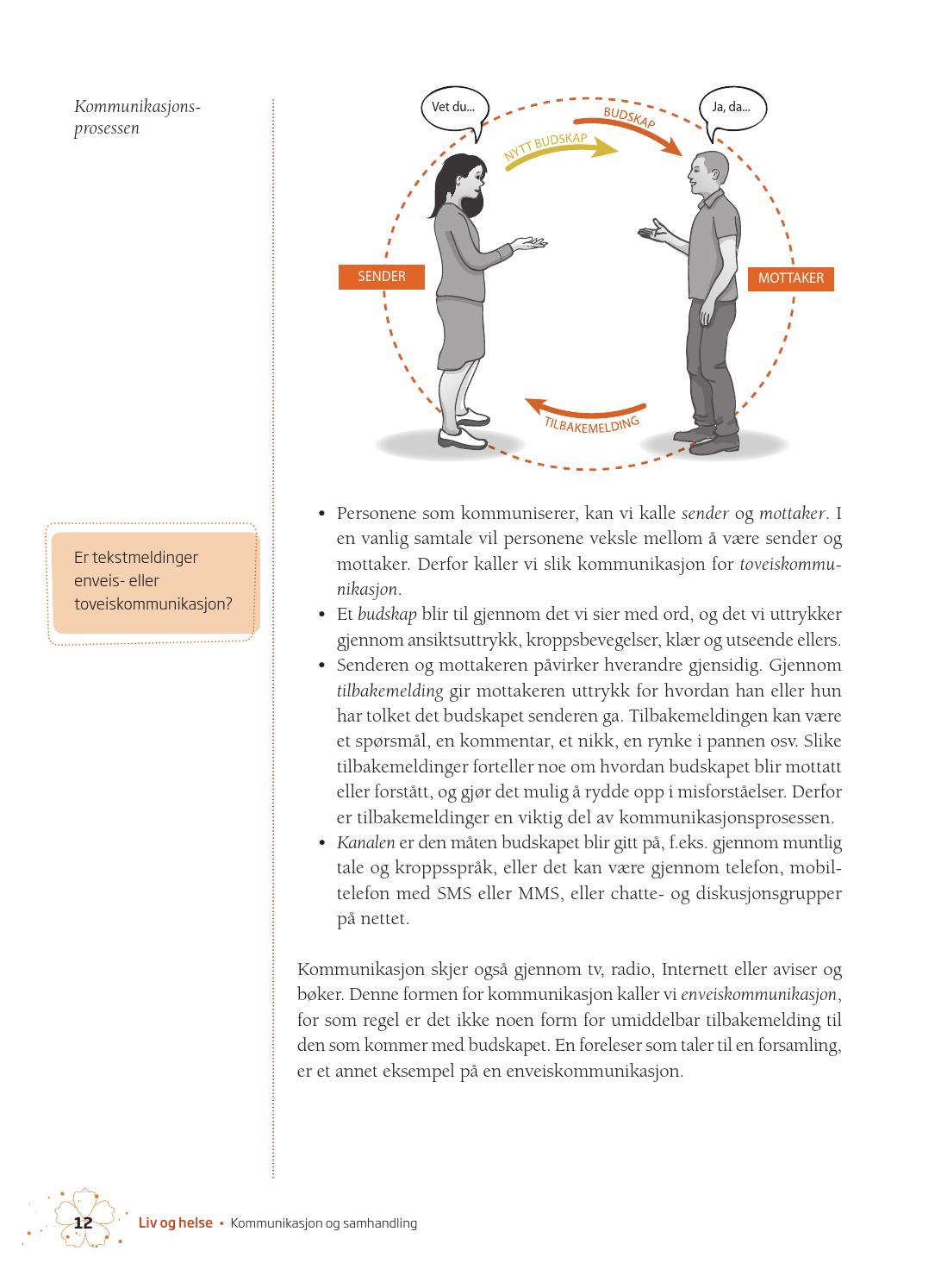 Liv og helse. Kommunikasjon og samhandling (utdrag) by Cappelen Damm ...