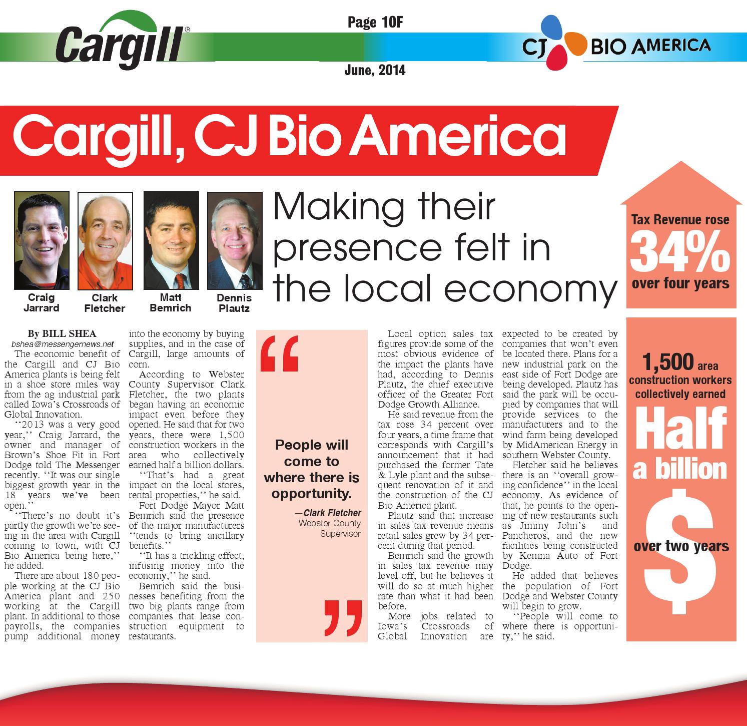 Cj Bio America and Cargill Grand Opening by Newspaper - Issuu