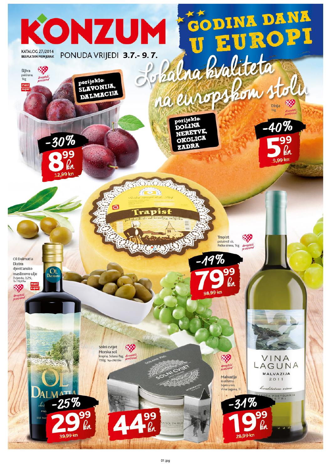 Konzum katalog supermarket do 09 07 2014 by Catalog.hr - Issuu