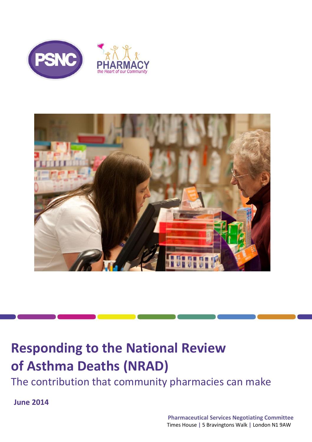 PSNC Response to the NRAD - June 2014 by Community Pharmacy England - Issuu