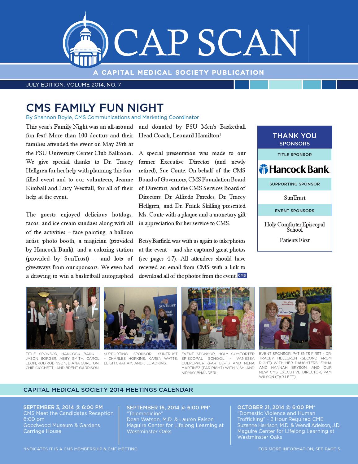Cap Scan - July 2014 by Capital Medical Society - Issuu