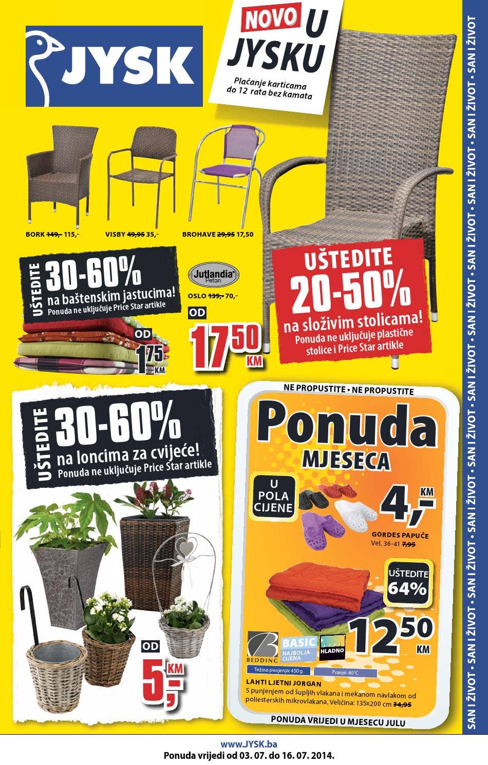 Jysk bih katalog akcija do 16 07 2014 by Catalog.hr - Issuu