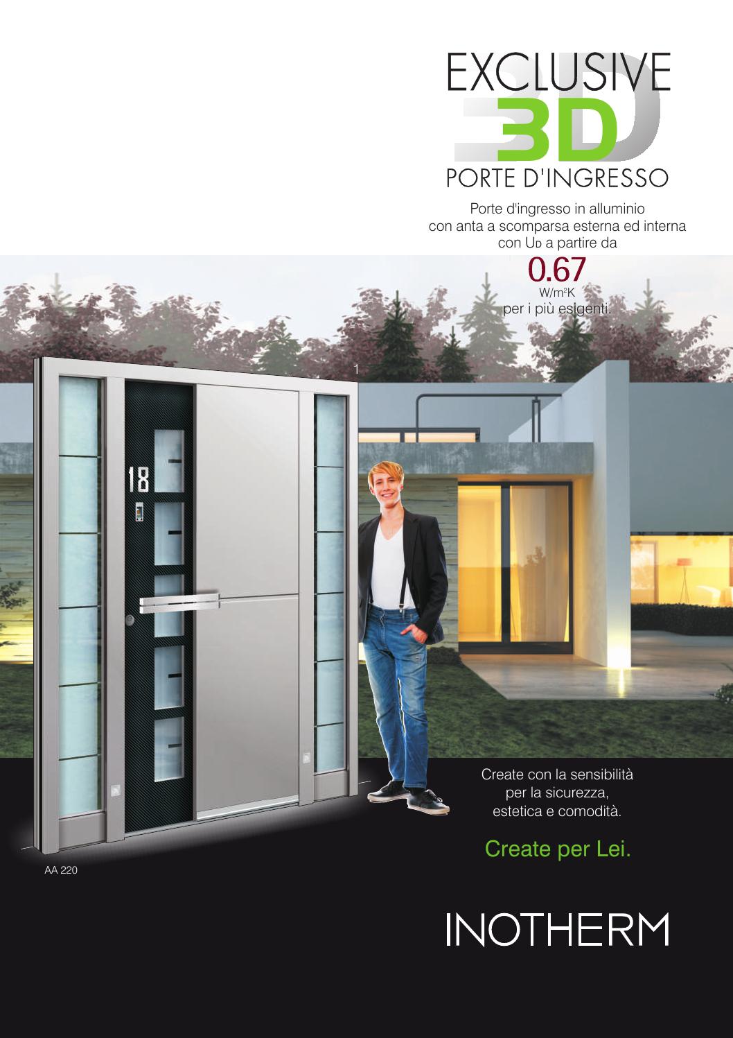 INOTHERM Flyer EXCLUSIV 3D (IT) by INOTHERM aluminium doors - Issuu