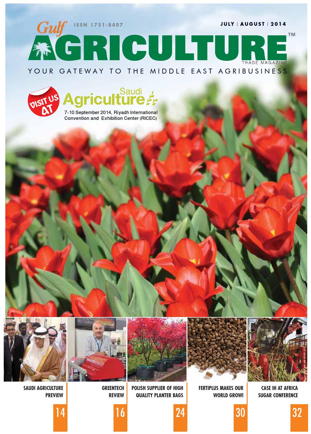 Gulf agriculture magazine by Food Business/ Gulf Agriculture/ Livestock ...