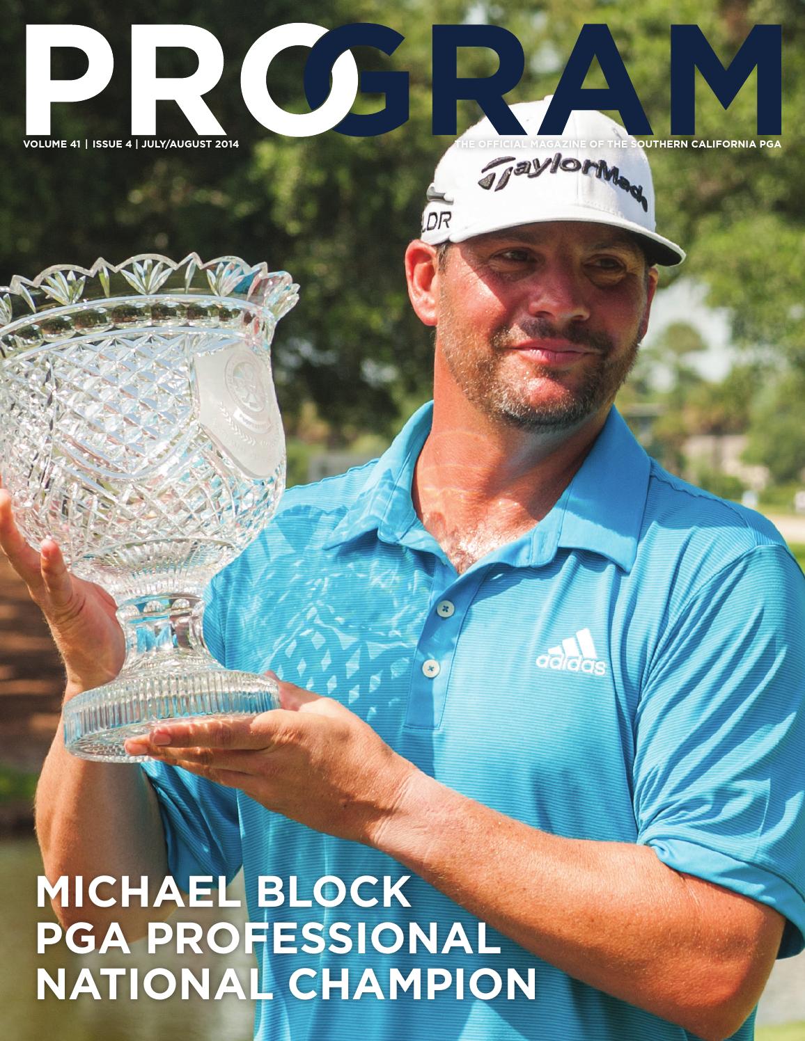 PROgram Magazine July/August 2014 by Southern California PGA - Issuu
