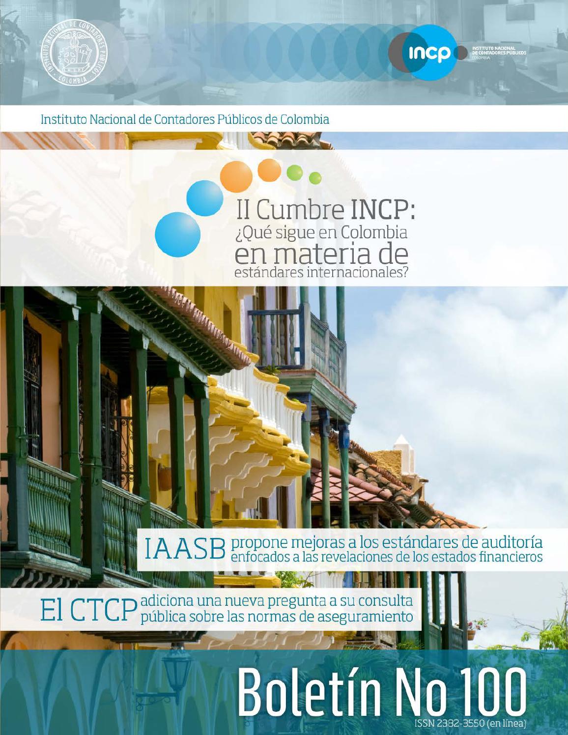 Boletín incp No. 100 by INCP - Issuu
