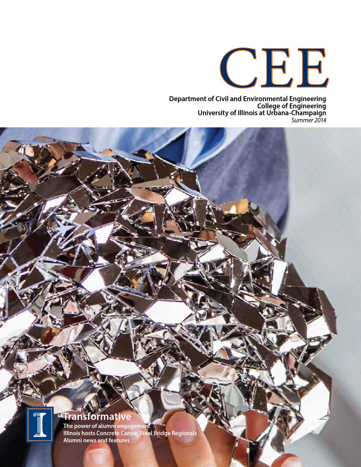 CEE magazine summer 2014 by Department of Civil and Environmental ...