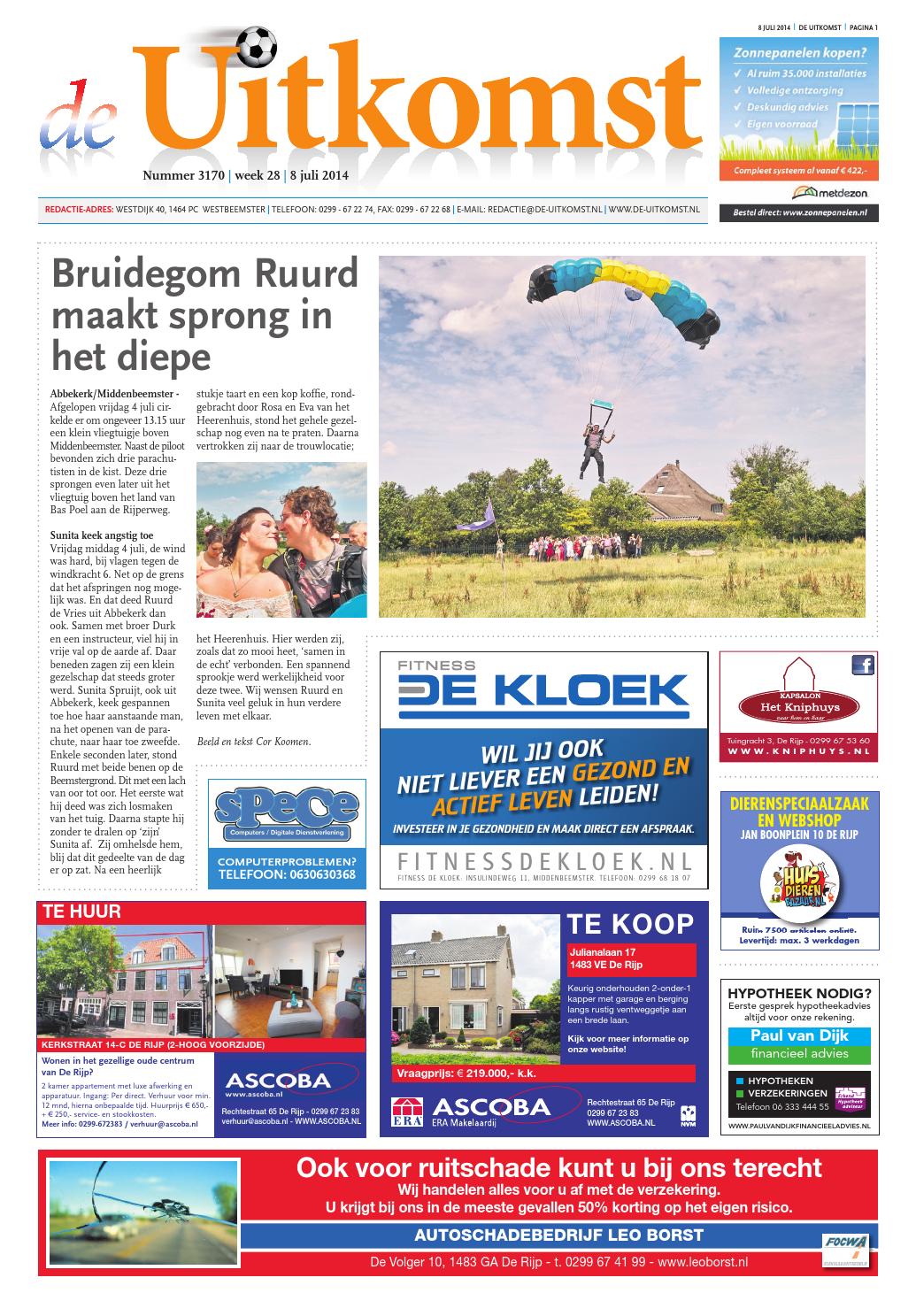 De uitkomst week 28 2014 by Uitgeverij De Uitkomst - Issuu