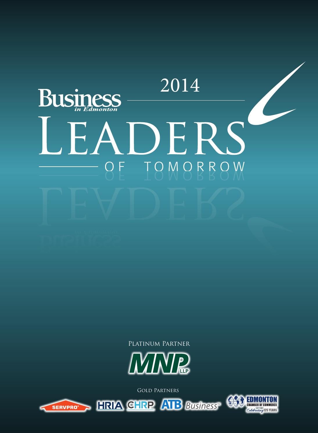 2014 Leaders of Tomorrow - Business in Edmonton by Business in Edmonton ...