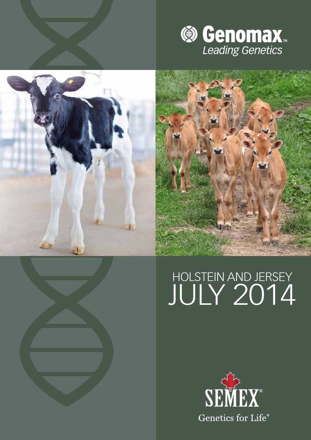 Semex Australia July 2014 Genomax Catalogue by Semex - Issuu