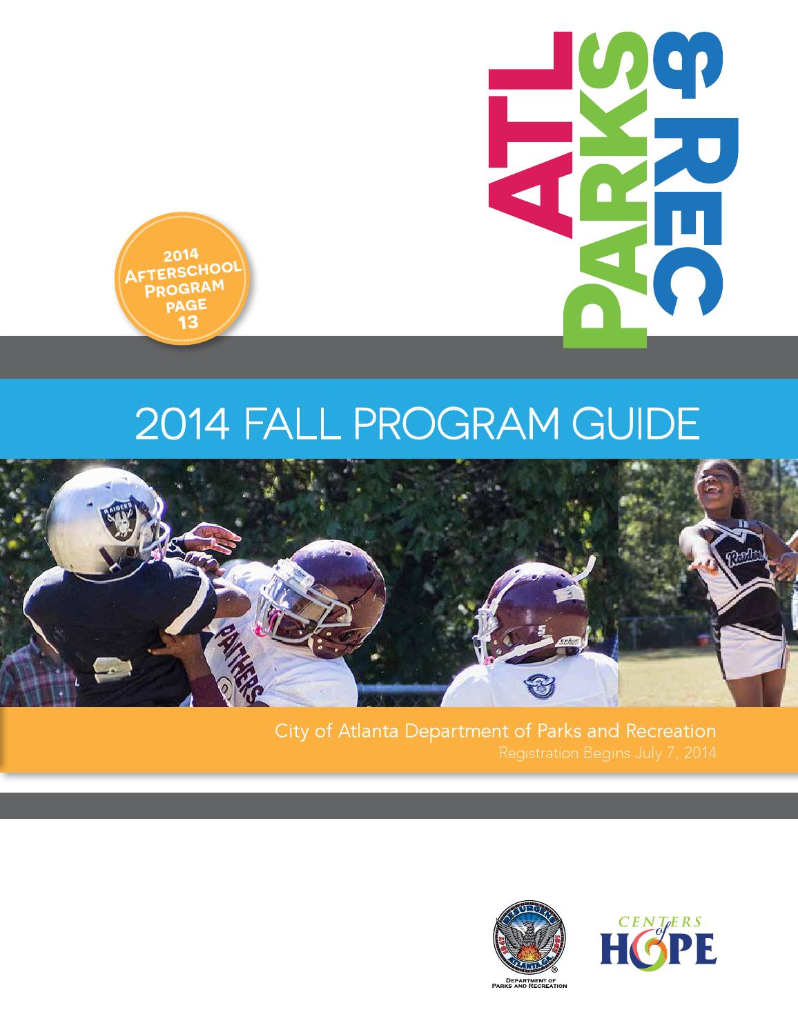 ATL Parks and Rec 2014 Fall Program Guide by Atlanta DPR - Issuu