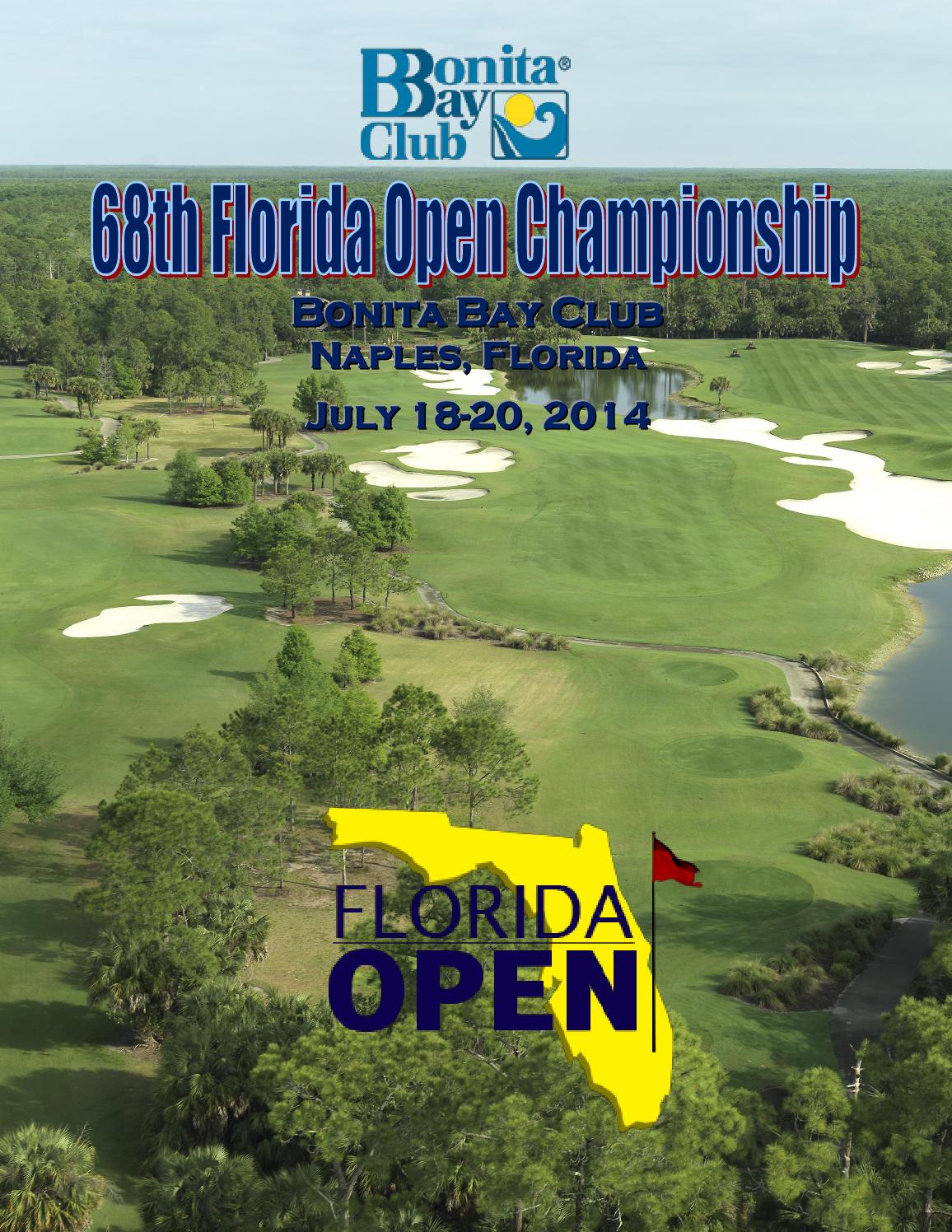 68th Florida Open - Player Info by Florida State Golf Association - Issuu