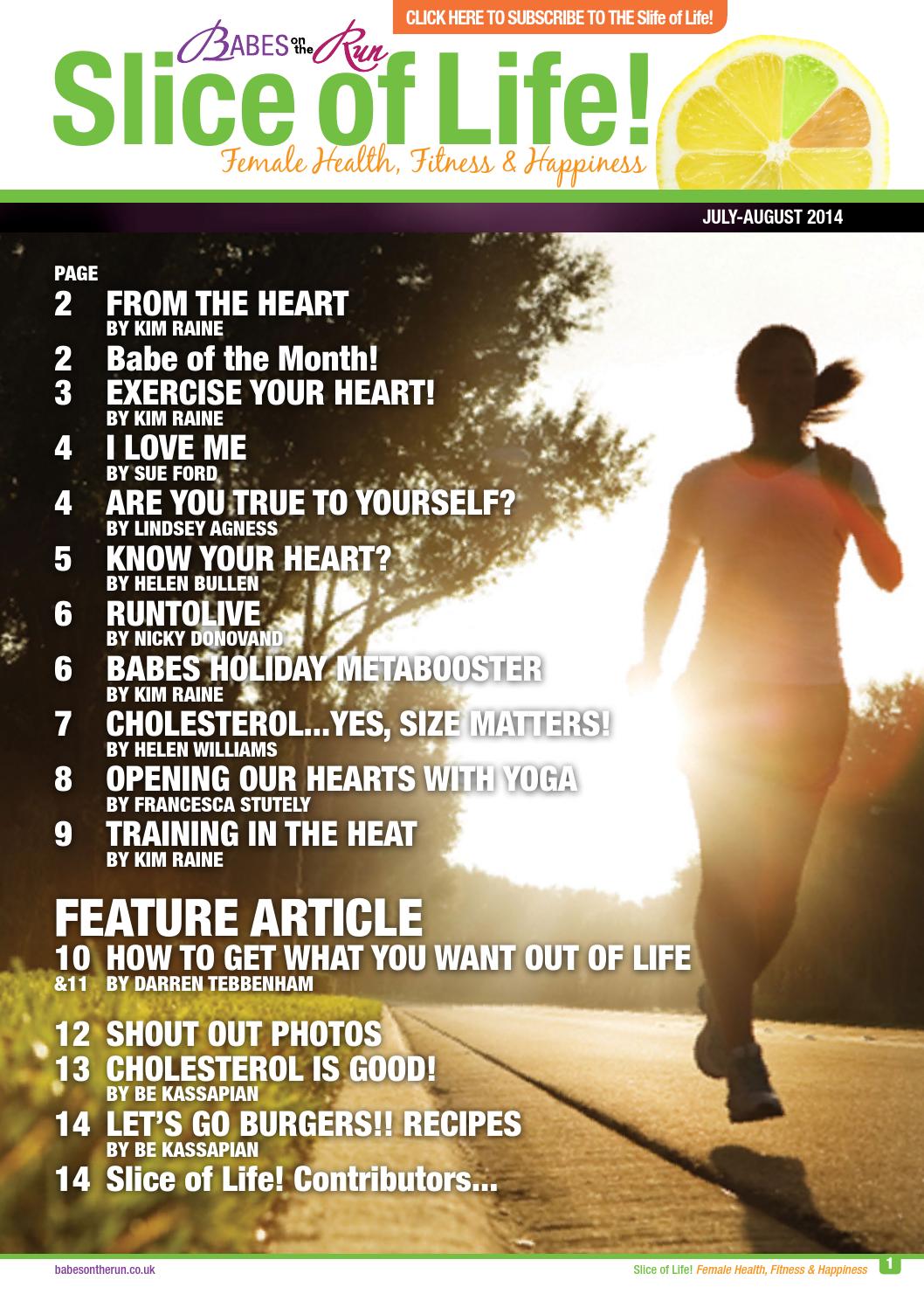 Slice Of Life July/Aug 14 by Babes on the Run - Issuu