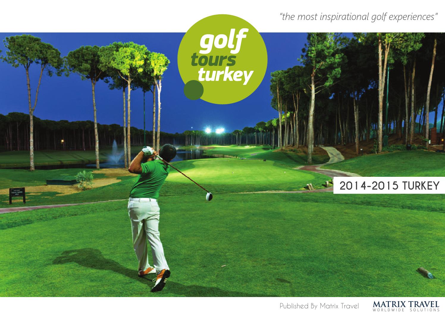 Golf Tours Turkey CZ by matrixtravel - Issuu