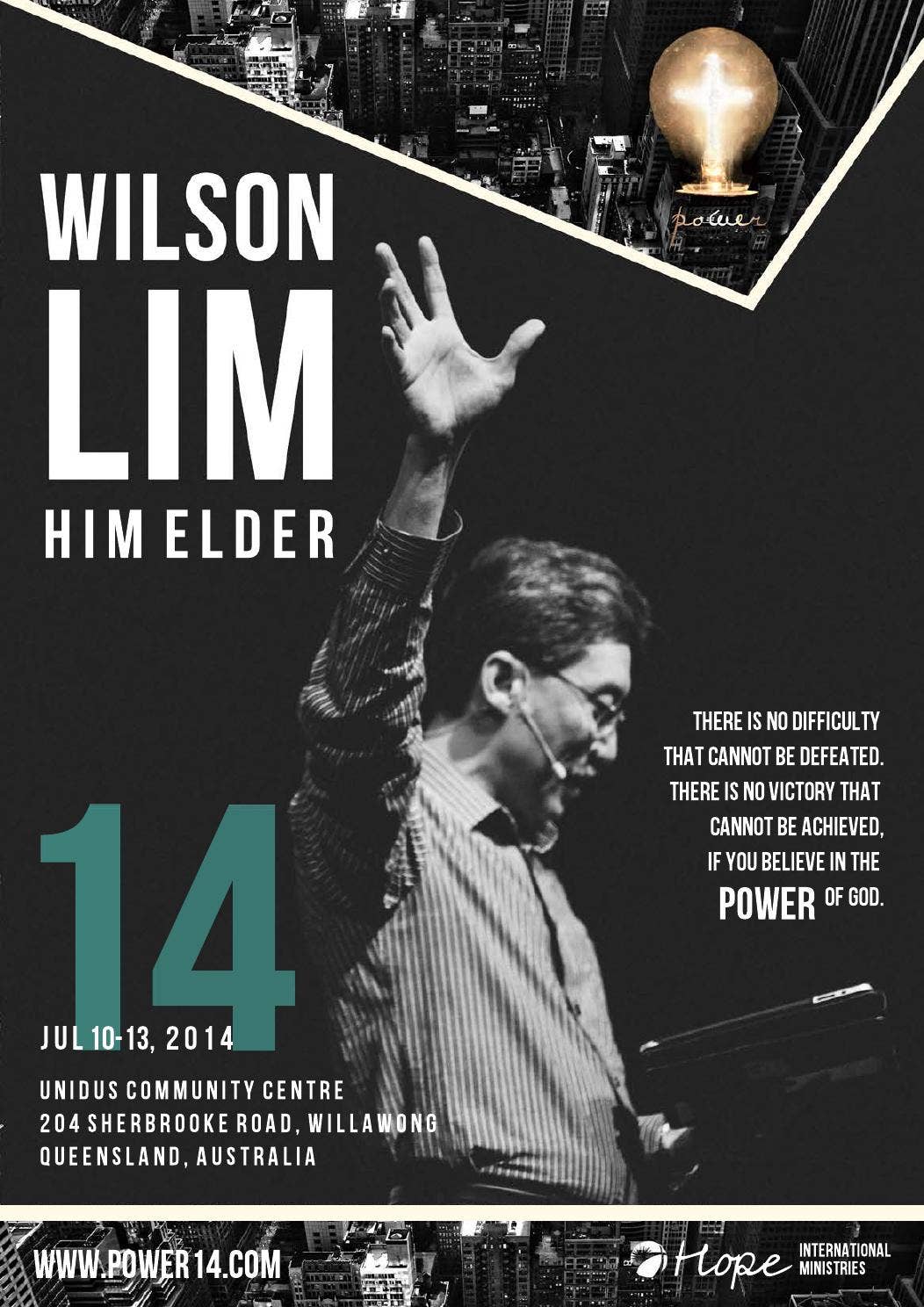 Power14 Conference Poster - Ps Wilson Lim by Paul Ng - Issuu