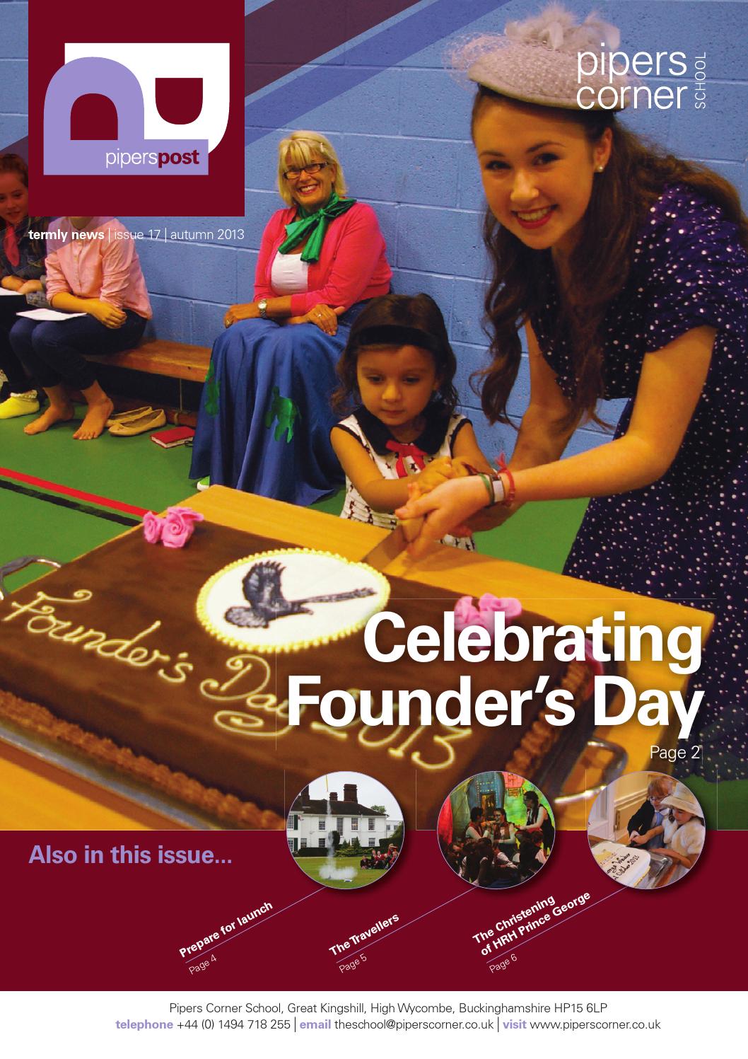 Pipers Post Winter 2013 by Pipers Corner School - Issuu