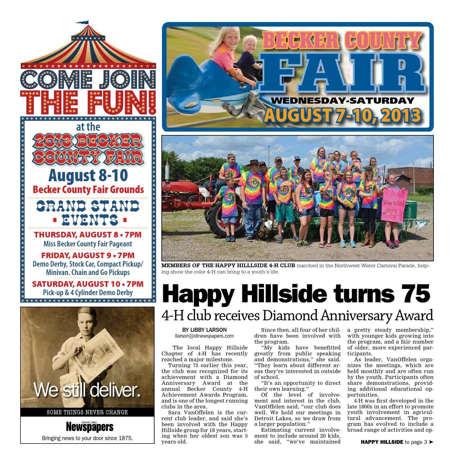 Becker County Fair by Detroit Lakes Newspapers - Issuu