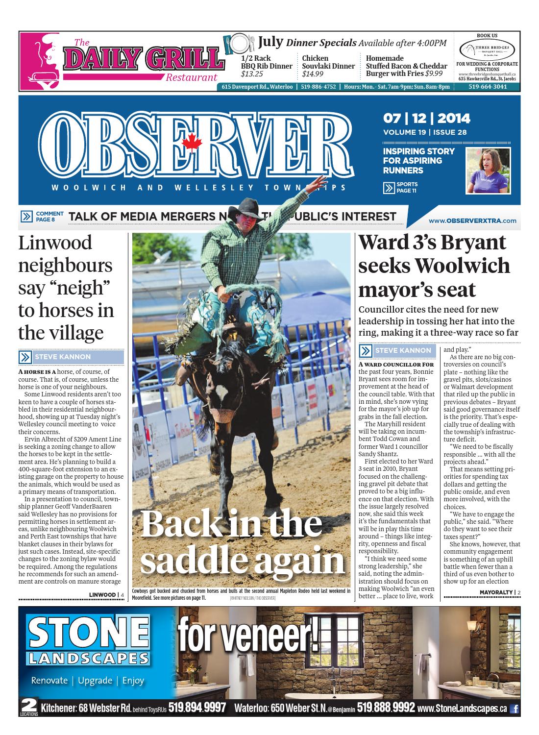 July 12, 2014 by Woolwich Observer - Issuu