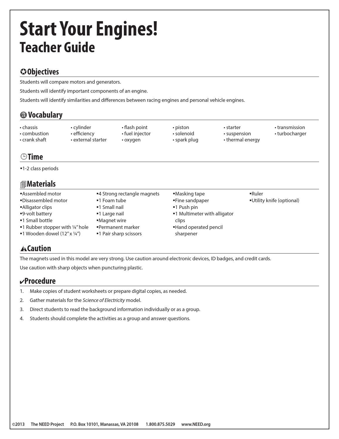 Get Your Motors Running by NEED Project - Issuu