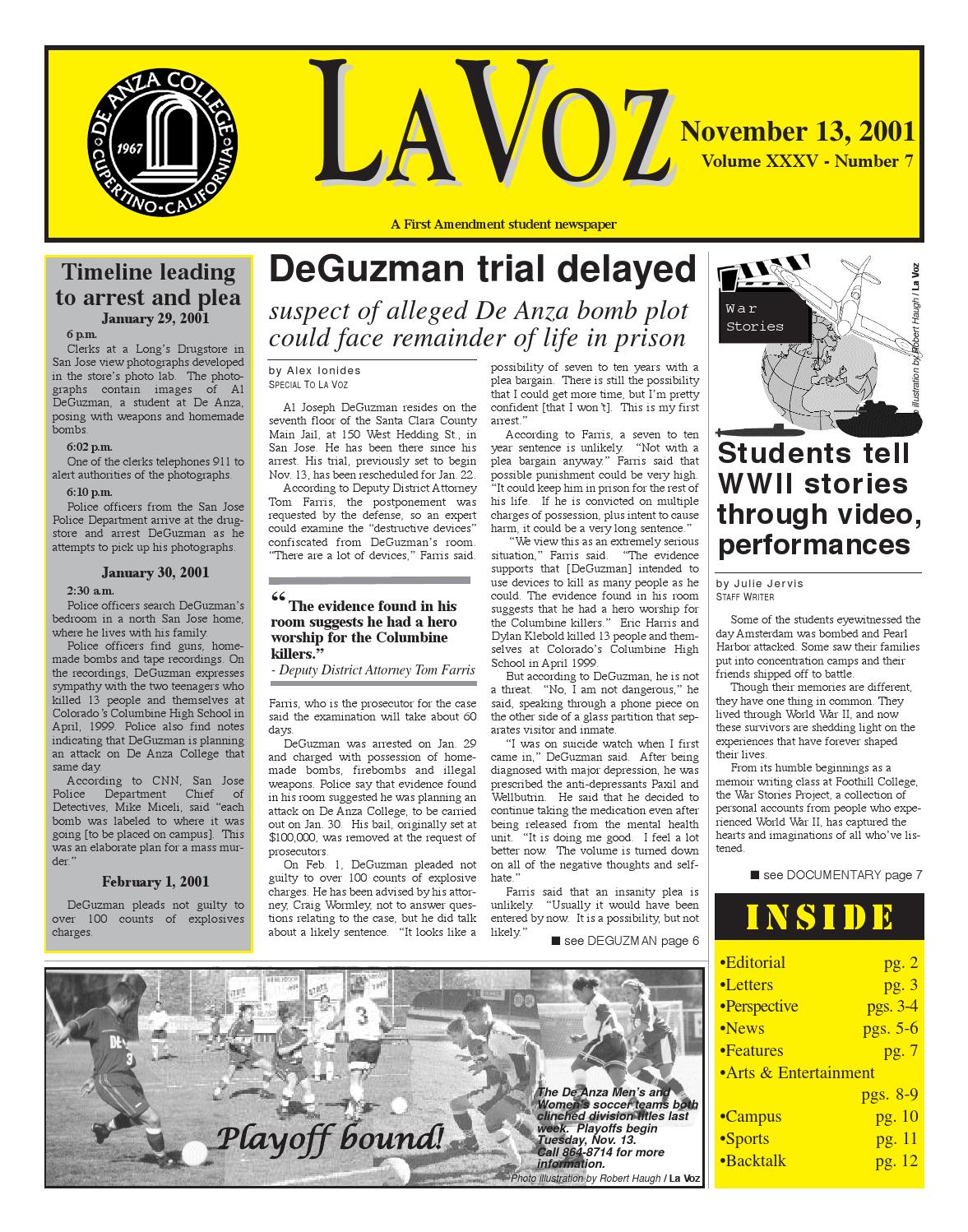 Nov 13, 2001 issue by La Voz News - Issuu