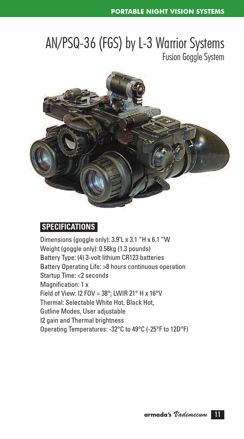 Vademecum Portable Night vision Systems 1st Edition June 2014 by Armada ...