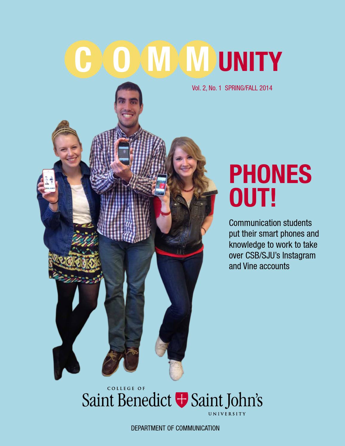 COMMunity Spring/Fall 2014 by CSB+SJU - Issuu