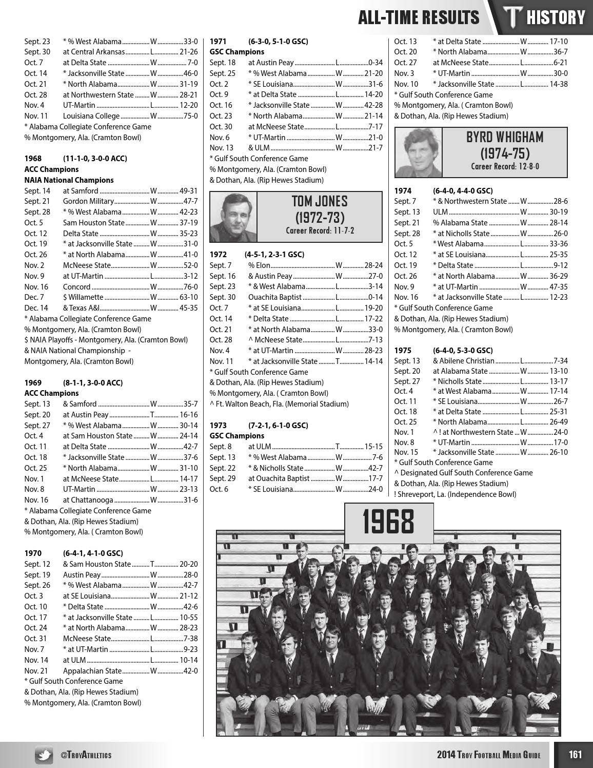 2014 Troy Football Media Guide by Troy University Athletics - Issuu