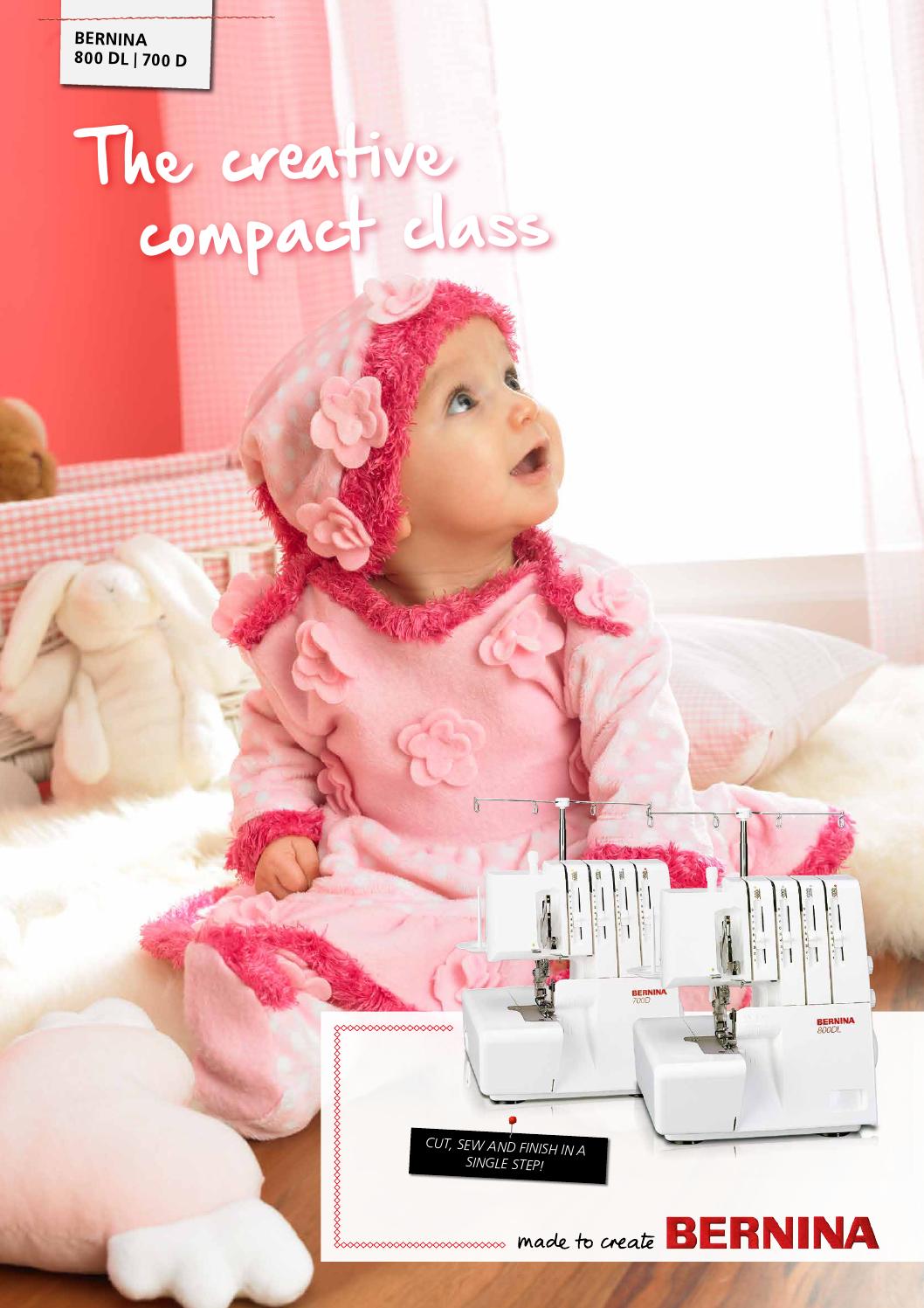 BERNINA 800 DL & 700 D brochure English by Bernina International AG - Issuu