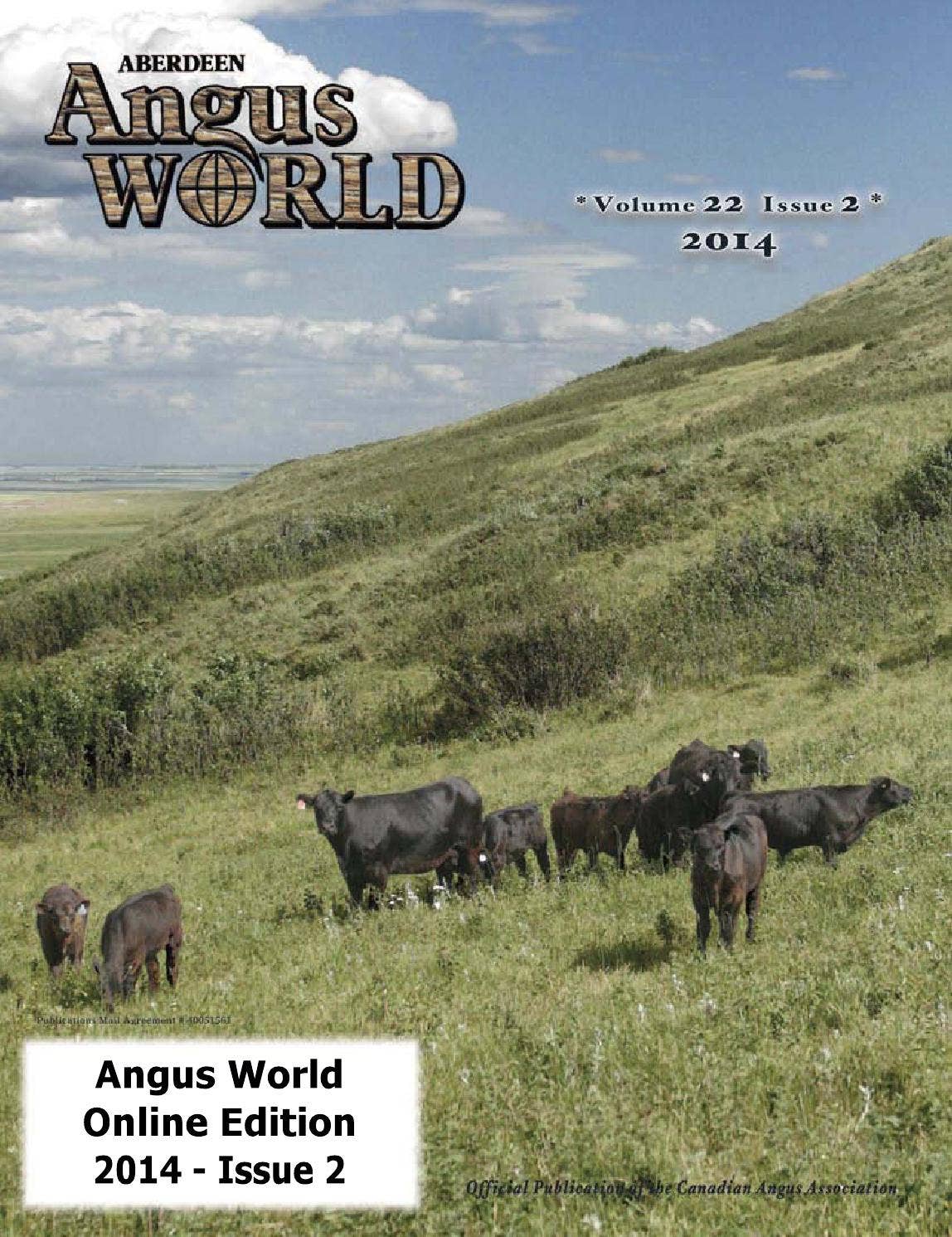 Angus World 2014 Volume 22 Issue 2 by Everything Angus - Issuu