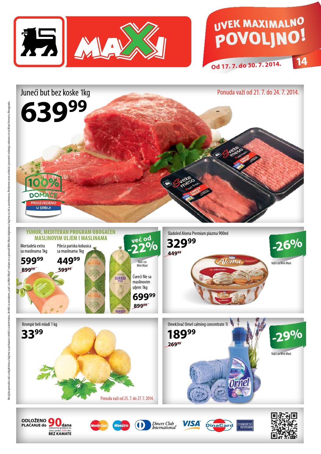 Maxi katalog supermarket do 30 7 2014 by Catalog.rs - Issuu