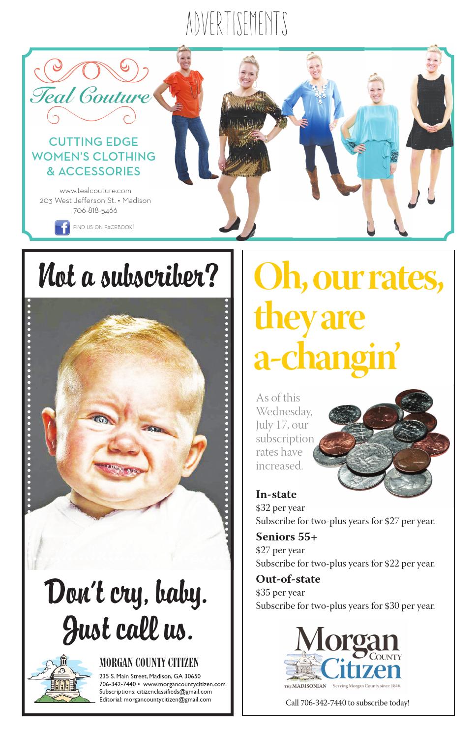 Morgan County Citizen: Ads by Kathryn Schiliro - Issuu
