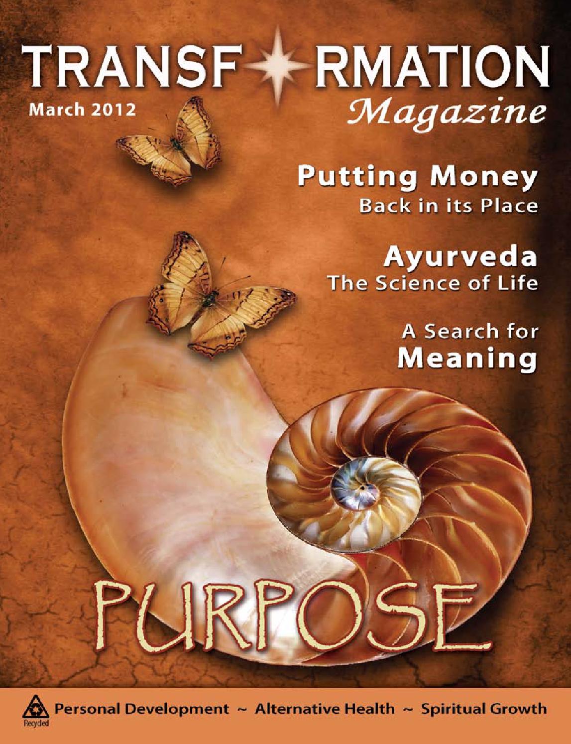 Transformation Magazine PURPOSE Issue by Transformation Coaching ...