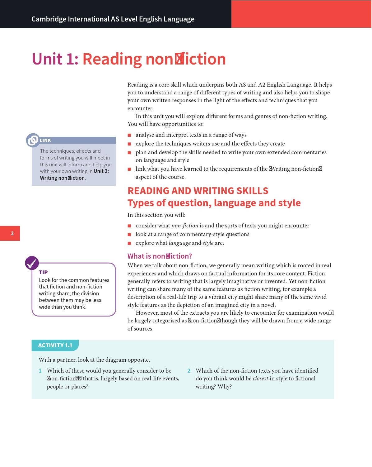 Cambridge International AS and A Level English Language Coursebook by ...